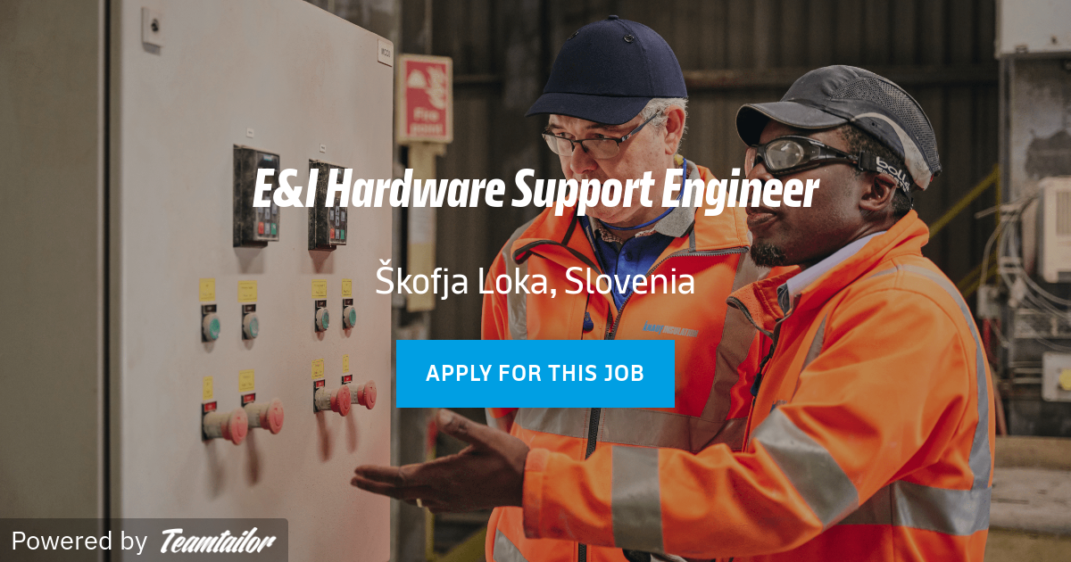 E&I Hardware Support Engineer - Knauf Insulation Western Europe
