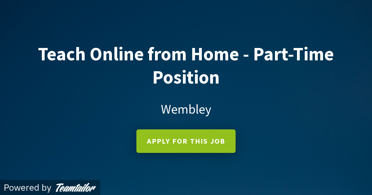 Teach Online from Home - Part-Time Position - FindTutors