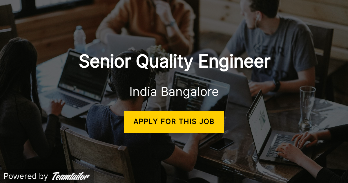 Senior Quality Engineer - Clinisys