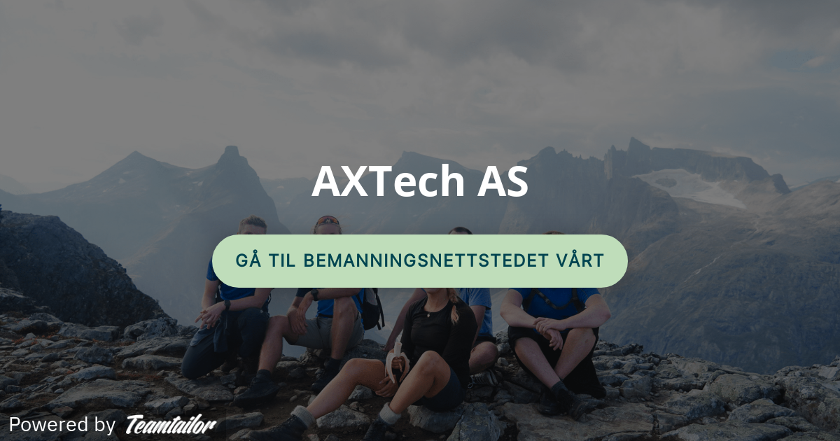 AXTech AS - Trainee i Molderegionen (TiM)