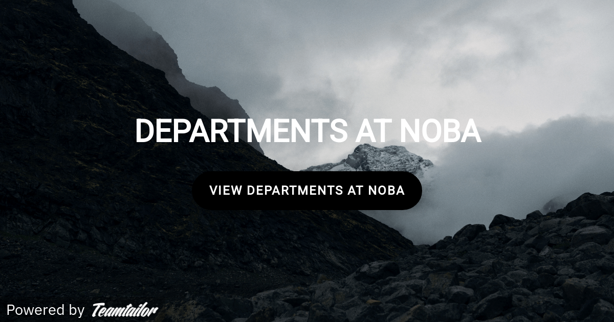 DEPARTMENTS AT NOBA - NOBA BANK GROUP