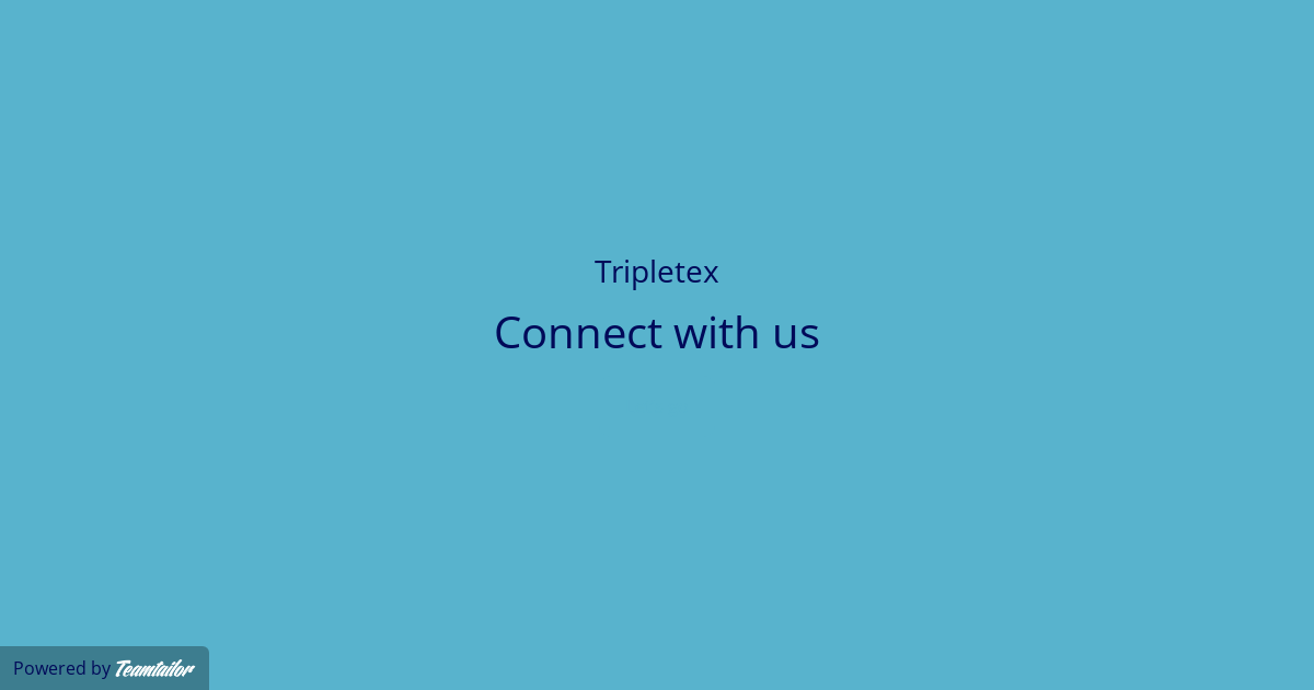 Tripletex – Connect
