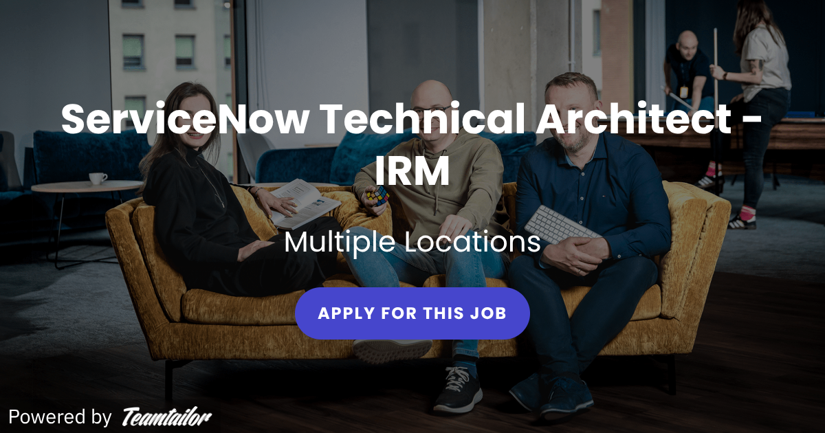 ServiceNow Technical Architect - IRM - Spyrosoft