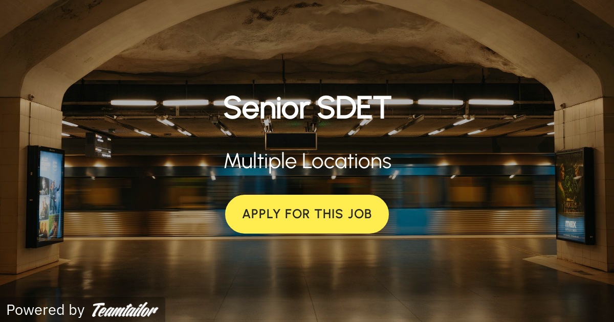 Senior SDET - Perform