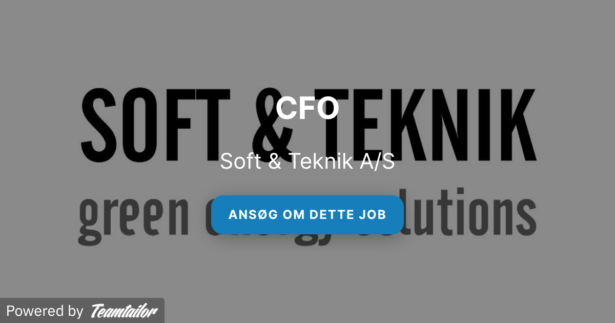 CFO - Guldbrandsen & Lythje ApS