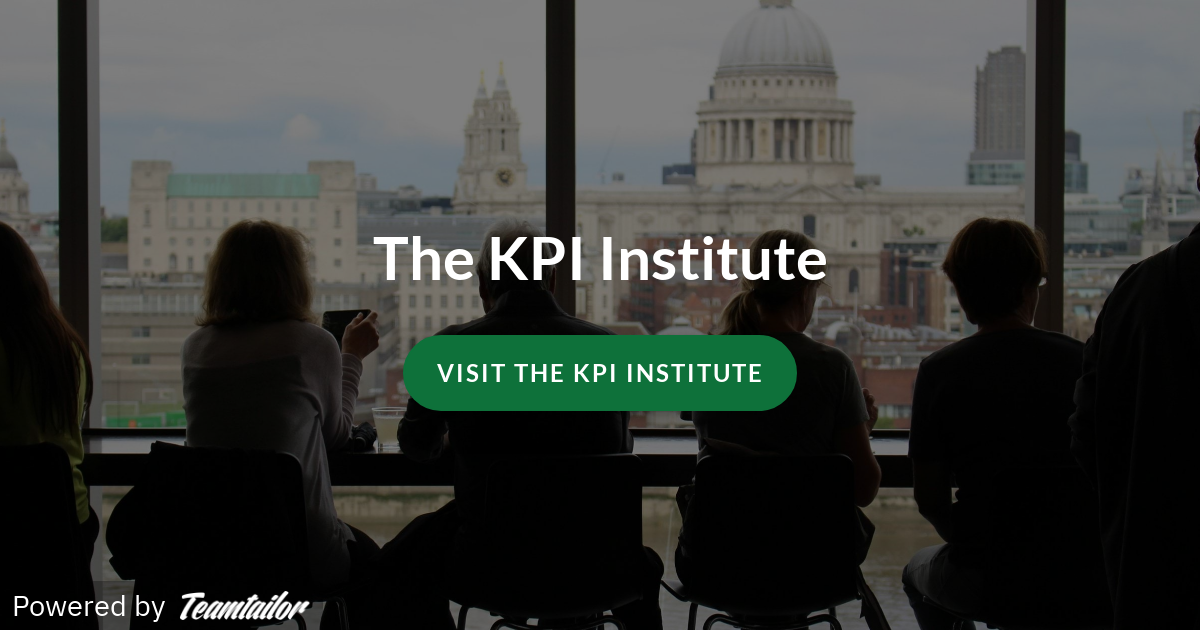 Your Journey With Us Starts Here - The KPI Institute