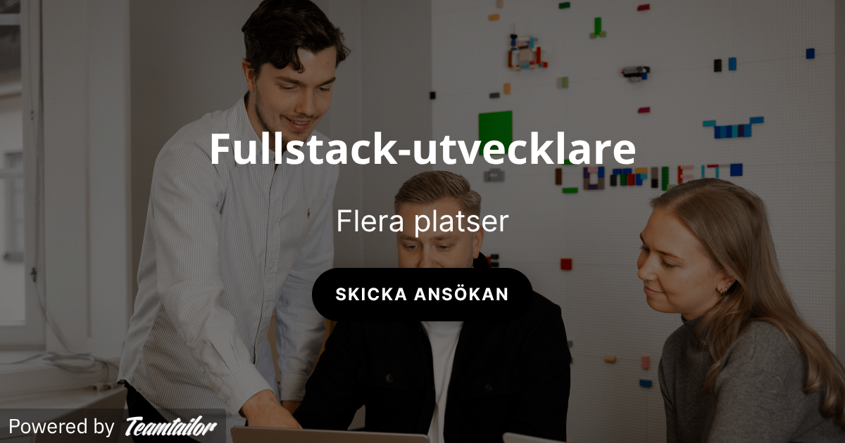 Fullstack-utvecklare - Compileit AB