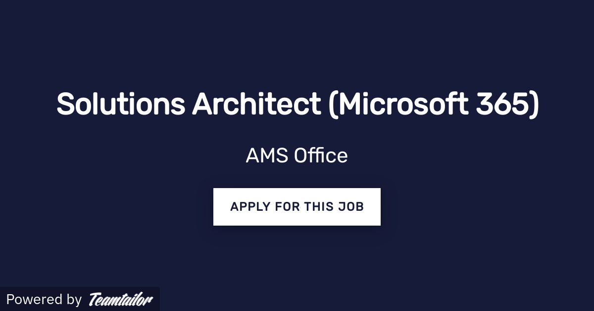 Solutions Architect (﻿Microsoft 365) - Inforcer