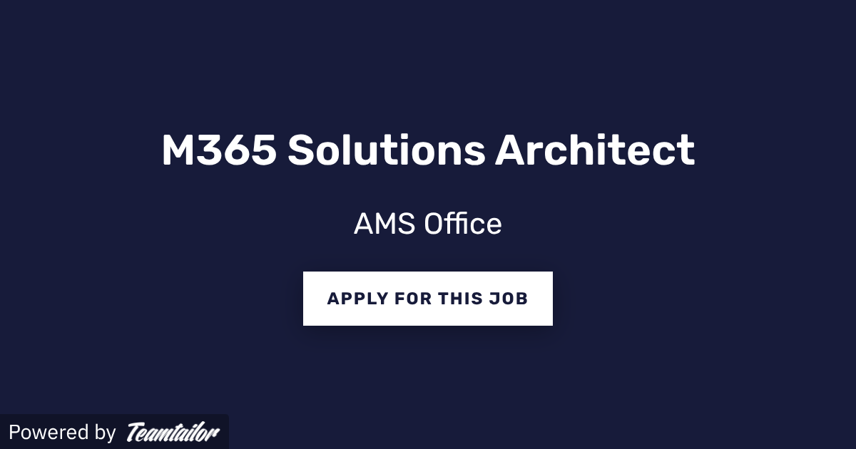 Solutions Architect (﻿Microsoft 365) - Inforcer