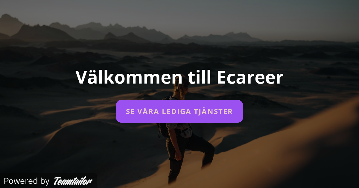 Din karriär börjar här - ecareer
