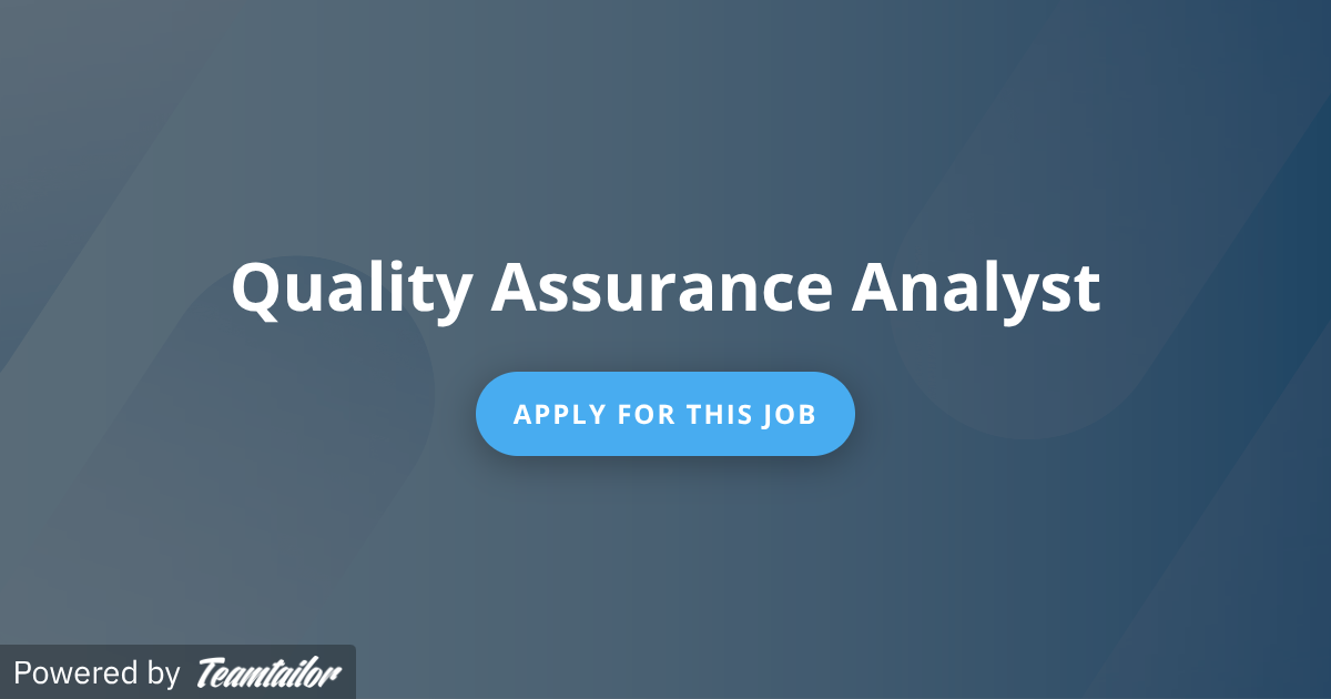 Quality Assurance Analyst - Modelit