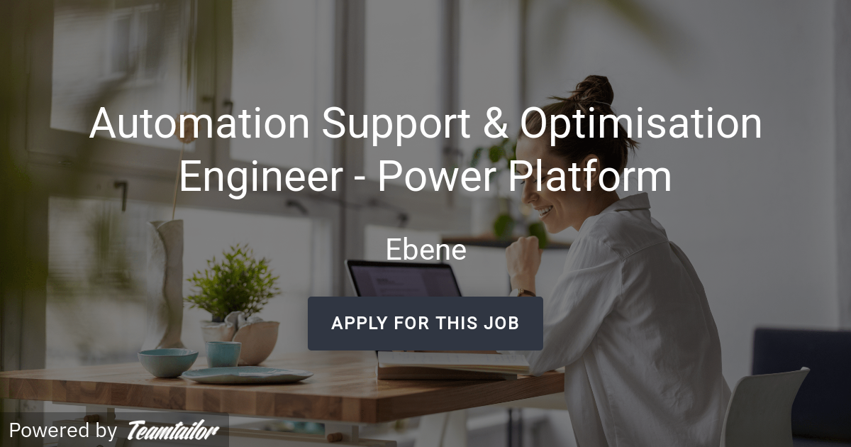 Automation Engineer - Power Platform - SD Worx