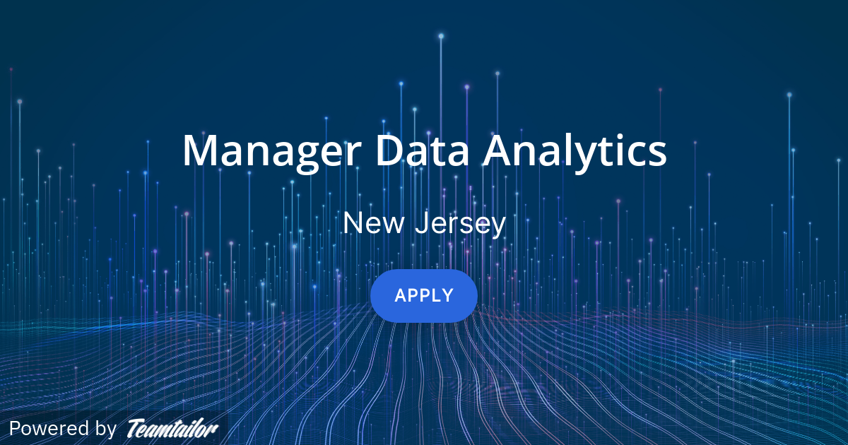 Manager Data Analytics - SDG Group