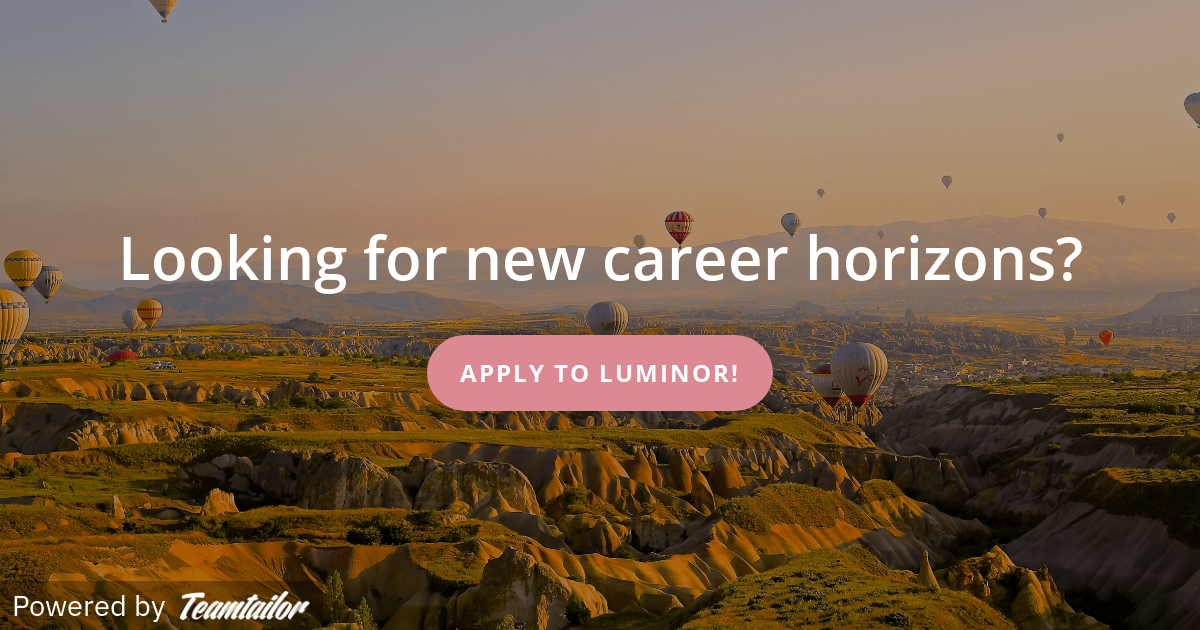 Career opportunities - Luminor Group