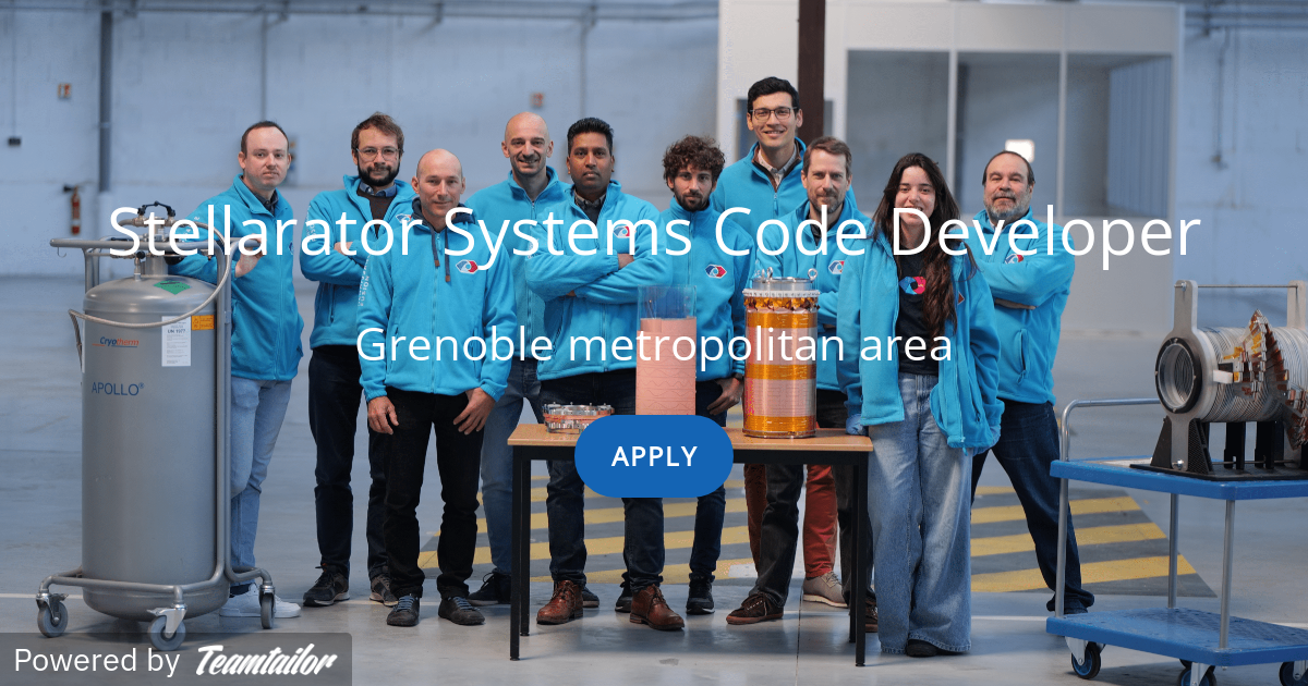 Stellarator Systems Code Developer - Renaissance Fusion