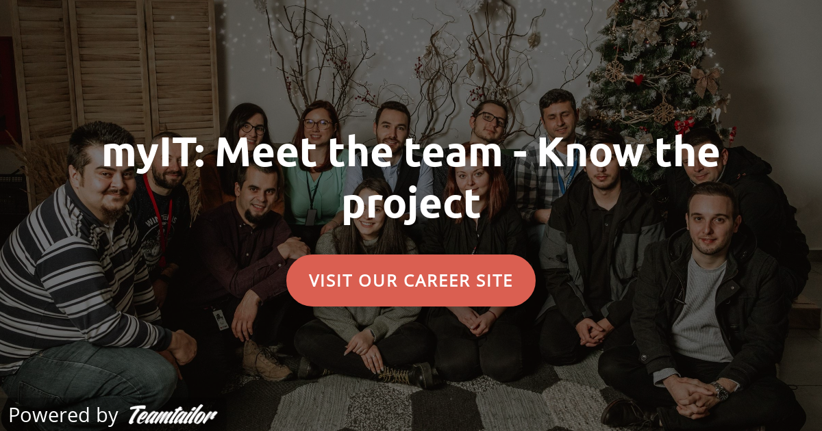 myIT: Meet the team - Know the project - Visma