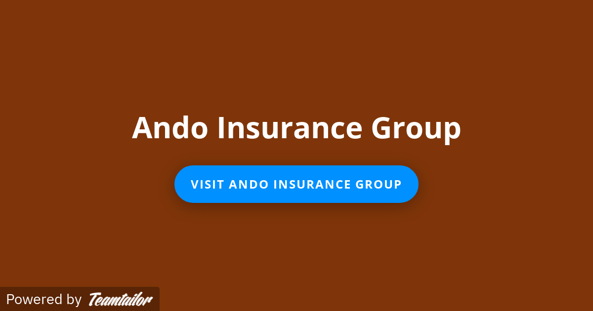 Join us - Ando Insurance Group Limited