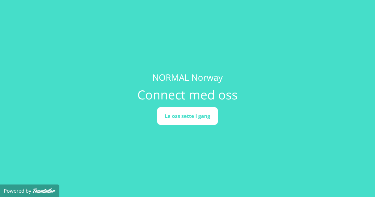 NORMAL Norway – Connect