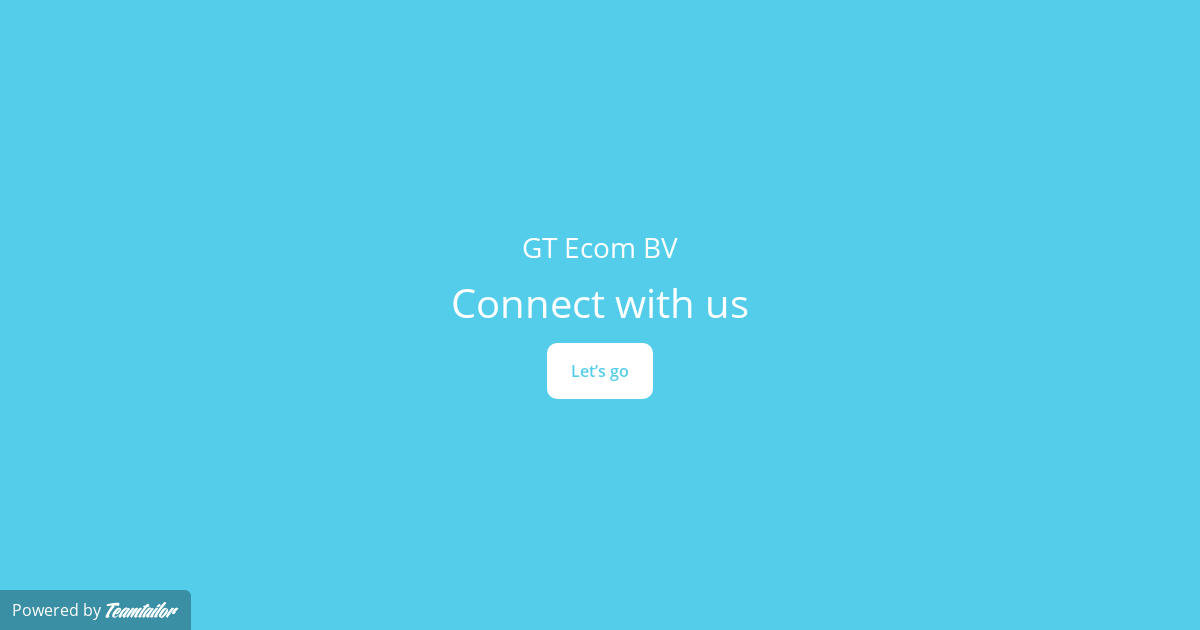 GT Ecom BV – Connect