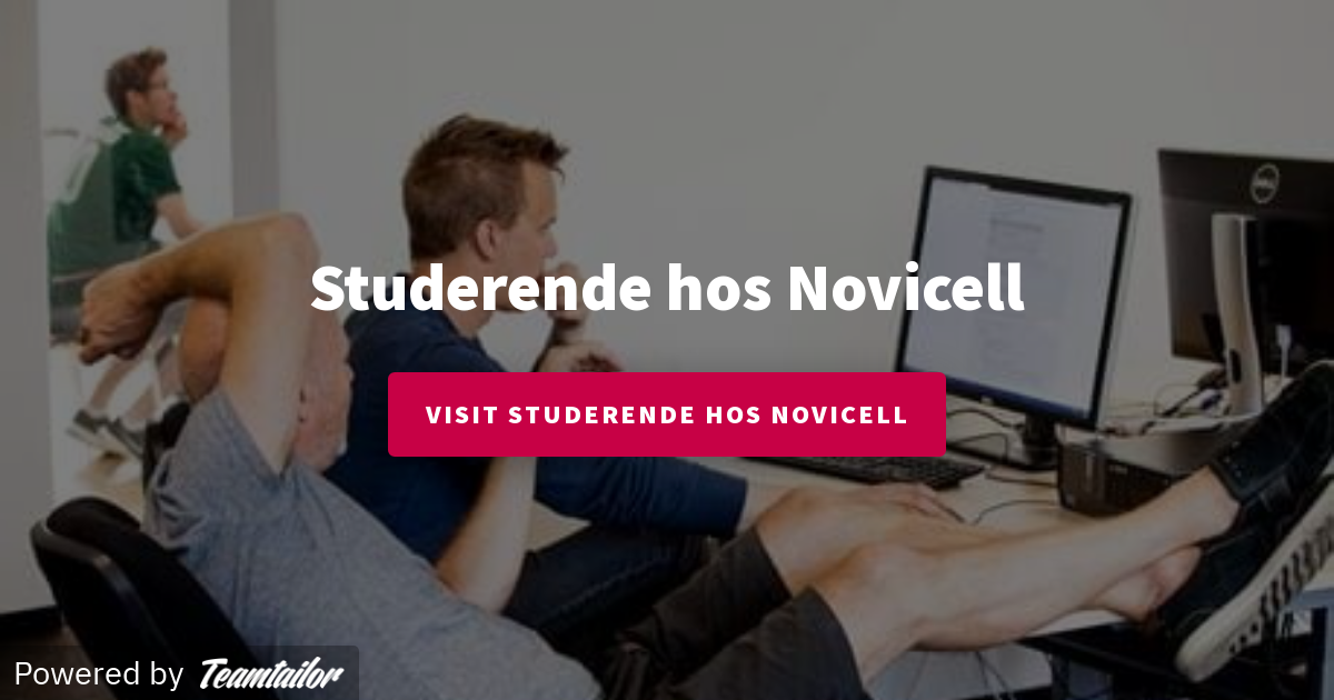 Studerende hos Novicell - Novicell Global