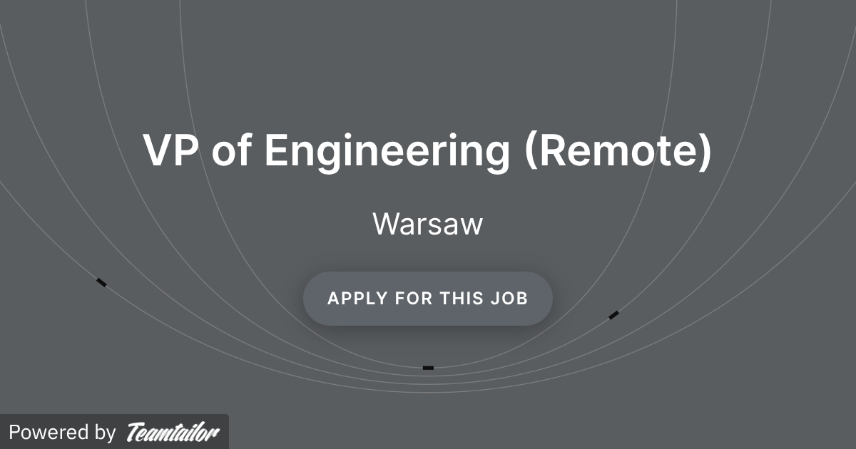VP of Engineering (Remote) - Crystal Intelligence
