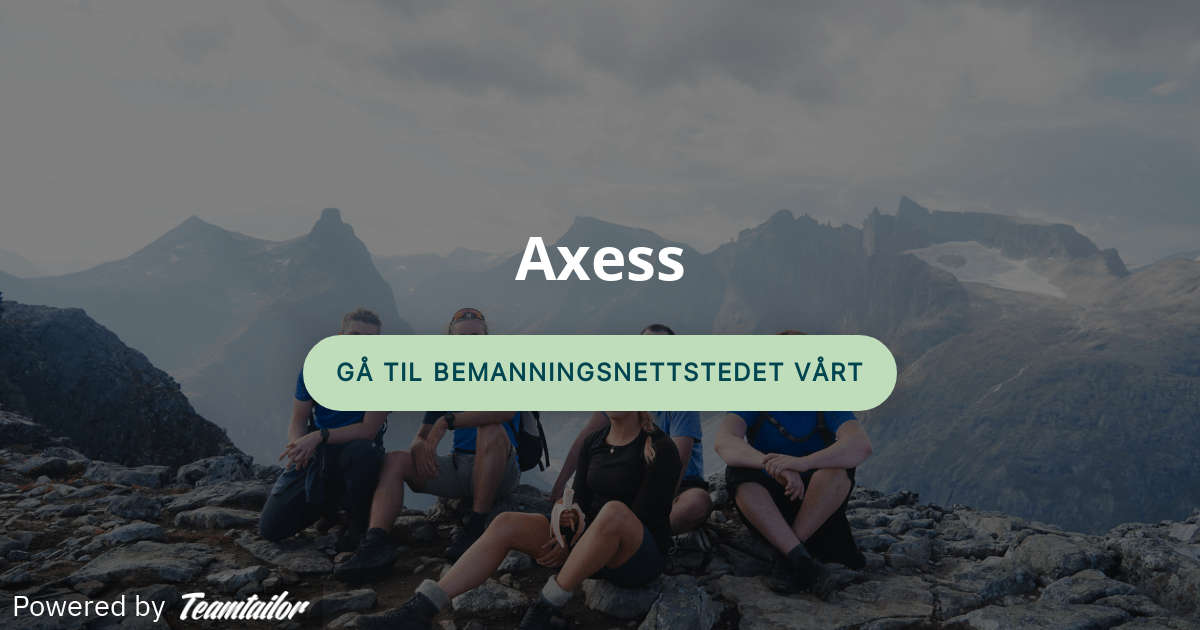 Axess Technologies - Trainee i Molderegionen (TiM)