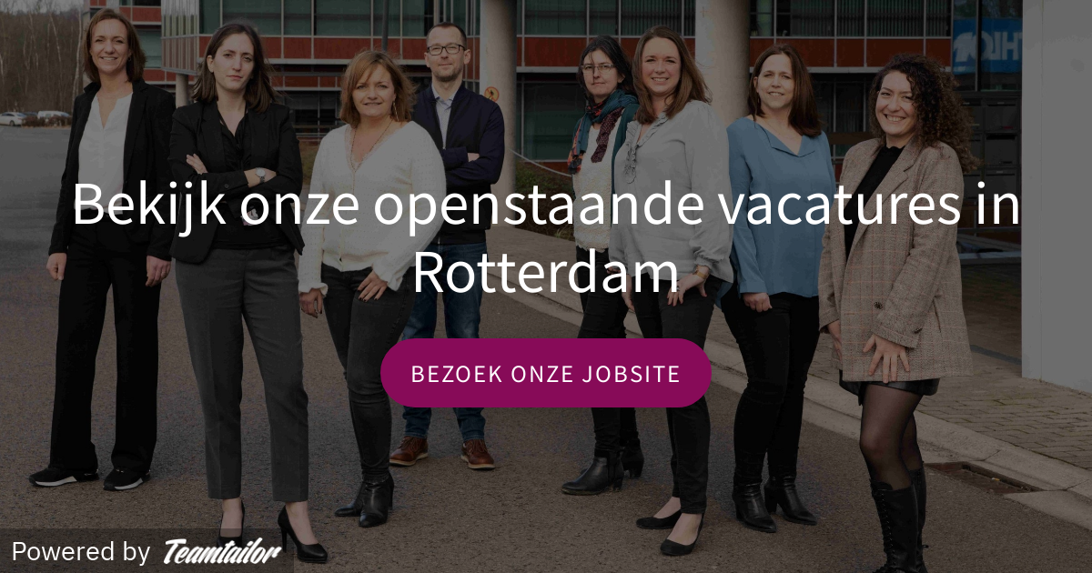 Bekijk onze openstaande vacatures in Rotterdam - SD Worx