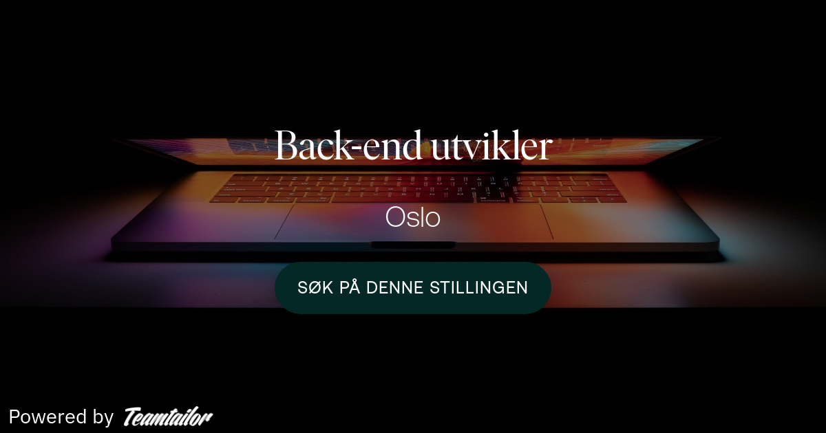 Back-end utvikler - DN Media Group AS