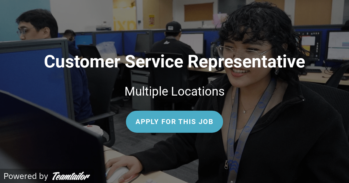 Customer Service Representative - Satellite Office