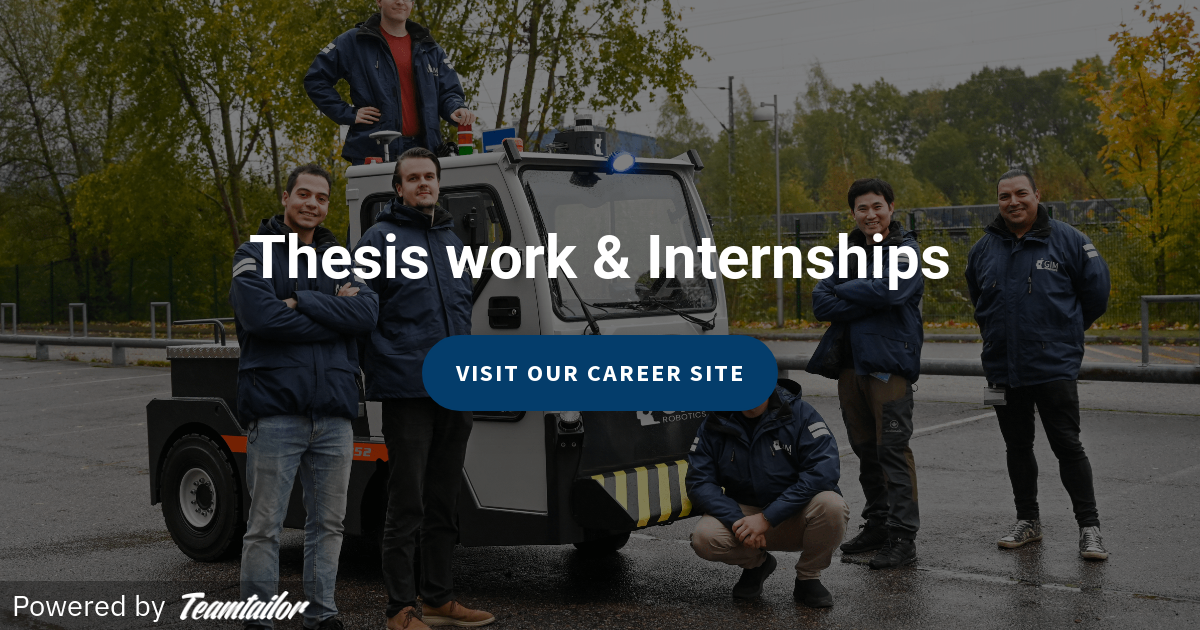 Thesis work & Internships - GIM Robotics