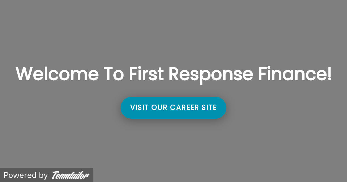 Welcome To First Response Finance! - First Response Finance
