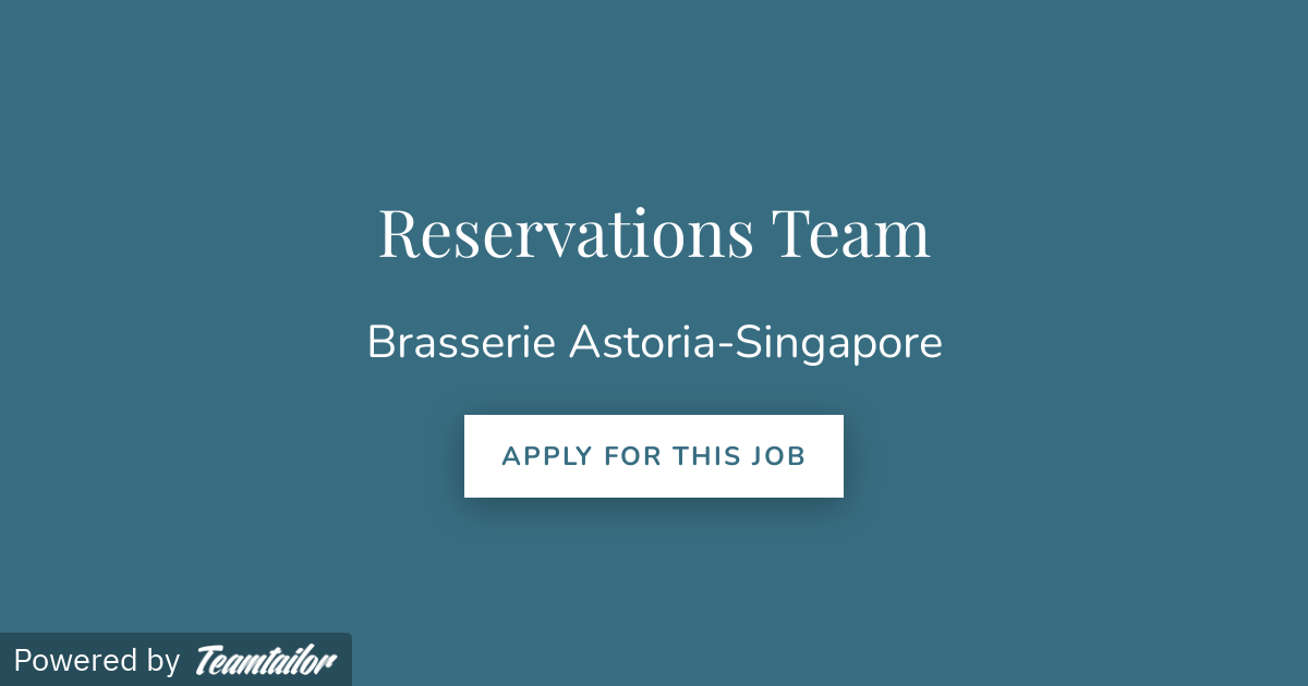 Reservations Team - Frantzén Group