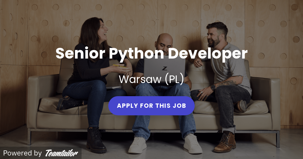 Senior Python Developer - Spyrosoft