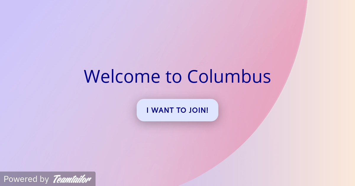 Thrive, grow and shape the future with us - Columbus Denmark