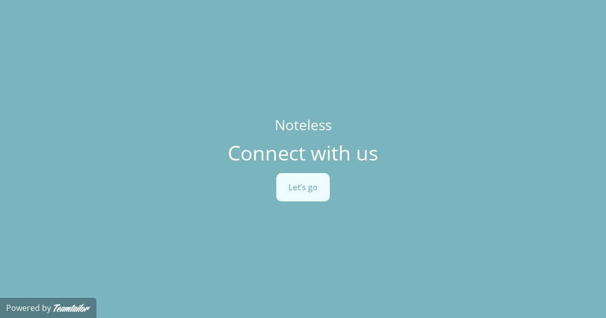 Noteless (Amby account) – Connect