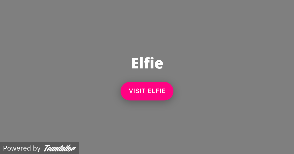 Maximizing Global Health Impact - Elfie