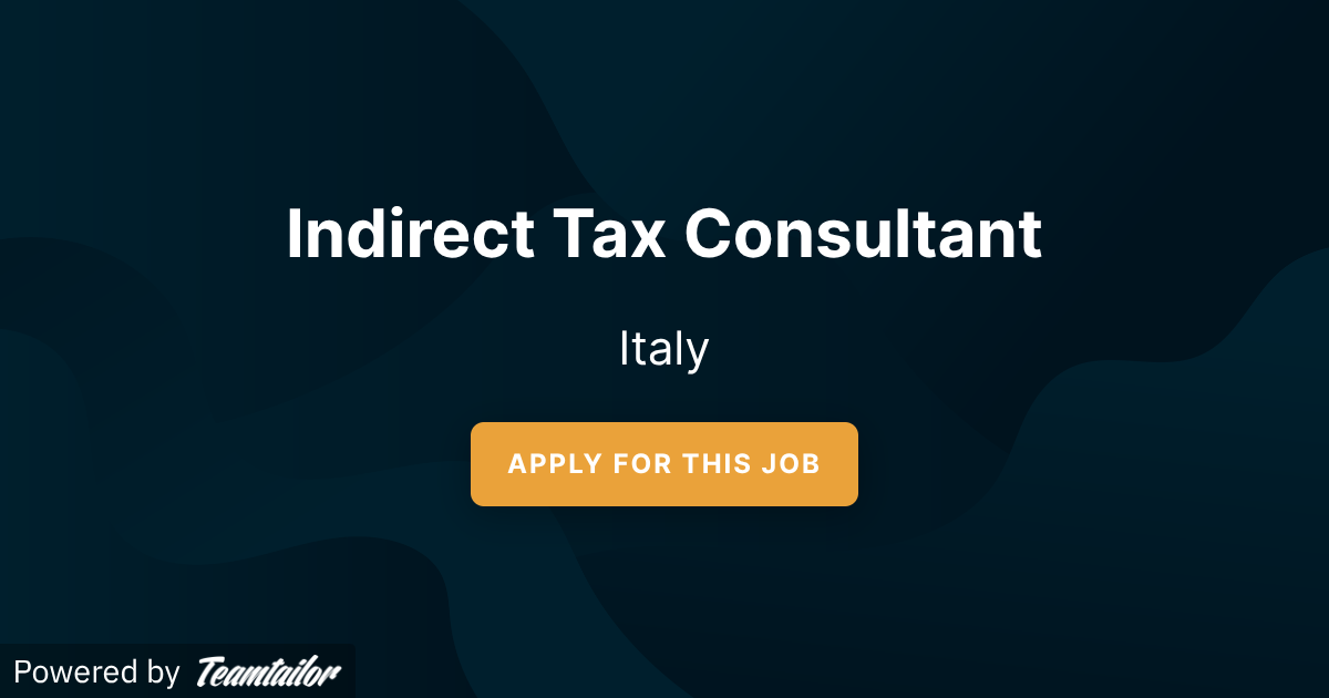 Indirect Tax Consultant - AVASK