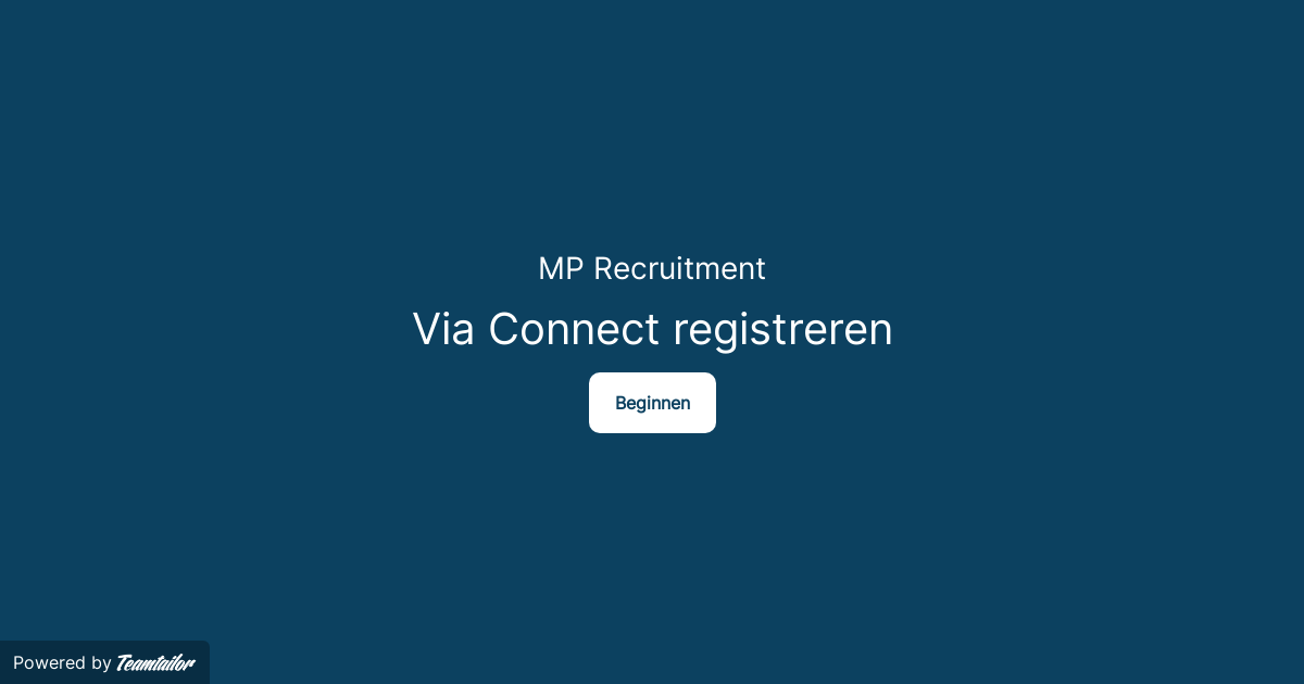 MP Recruitment – Connect