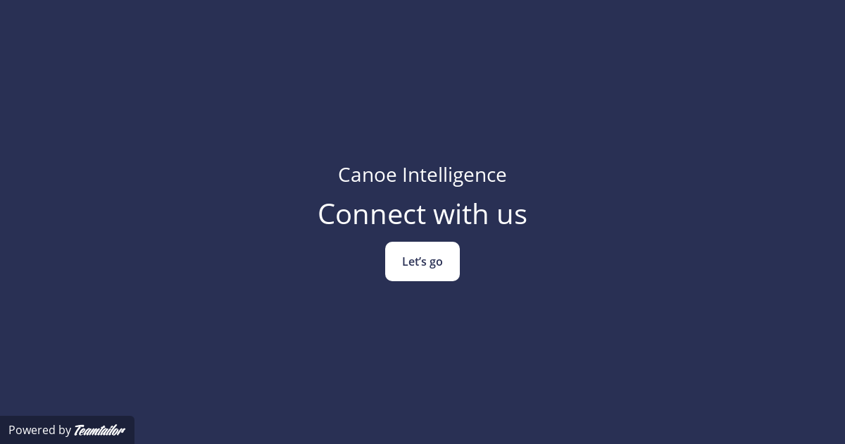 Canoe Intelligence – Connect