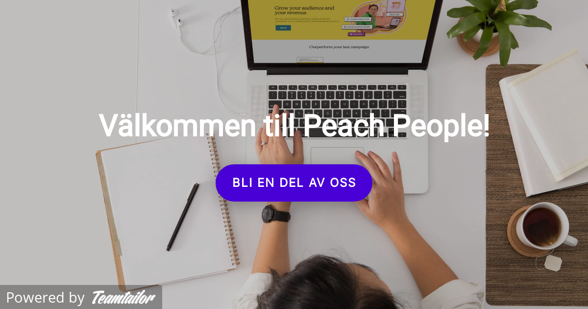 Bli en av oss! - Peach People