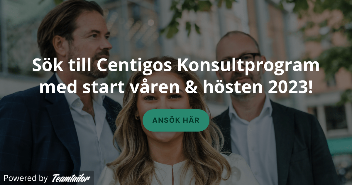 Current job openings - Centigo