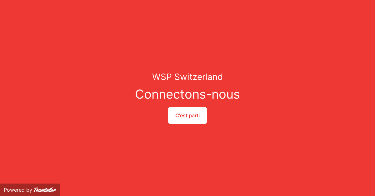 WSP Switzerland – Connect