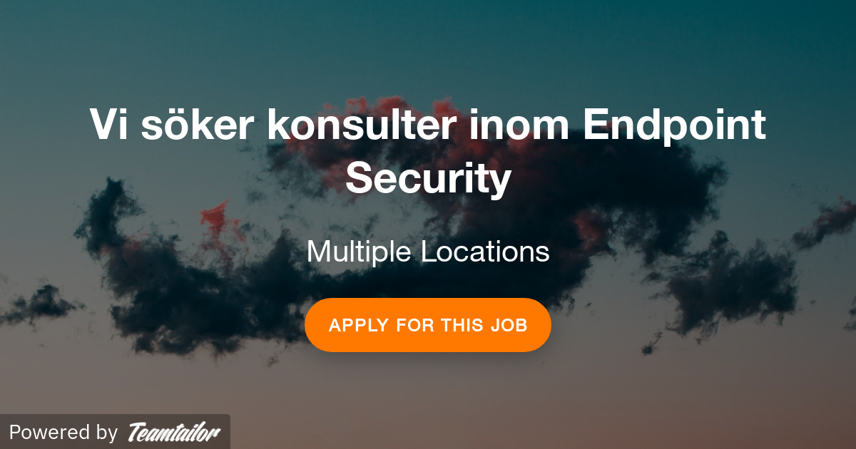 Vi söker konsulter inom Endpoint Security - Orange Cyberdefense