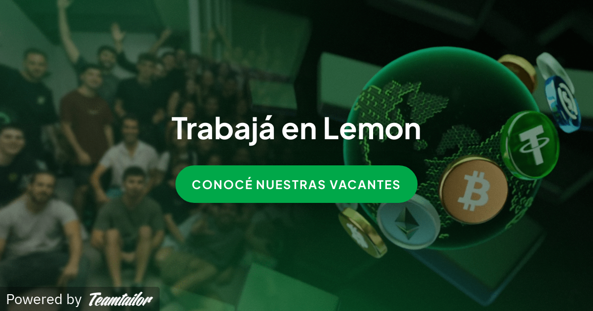Trabajá con nosotros - Lemon