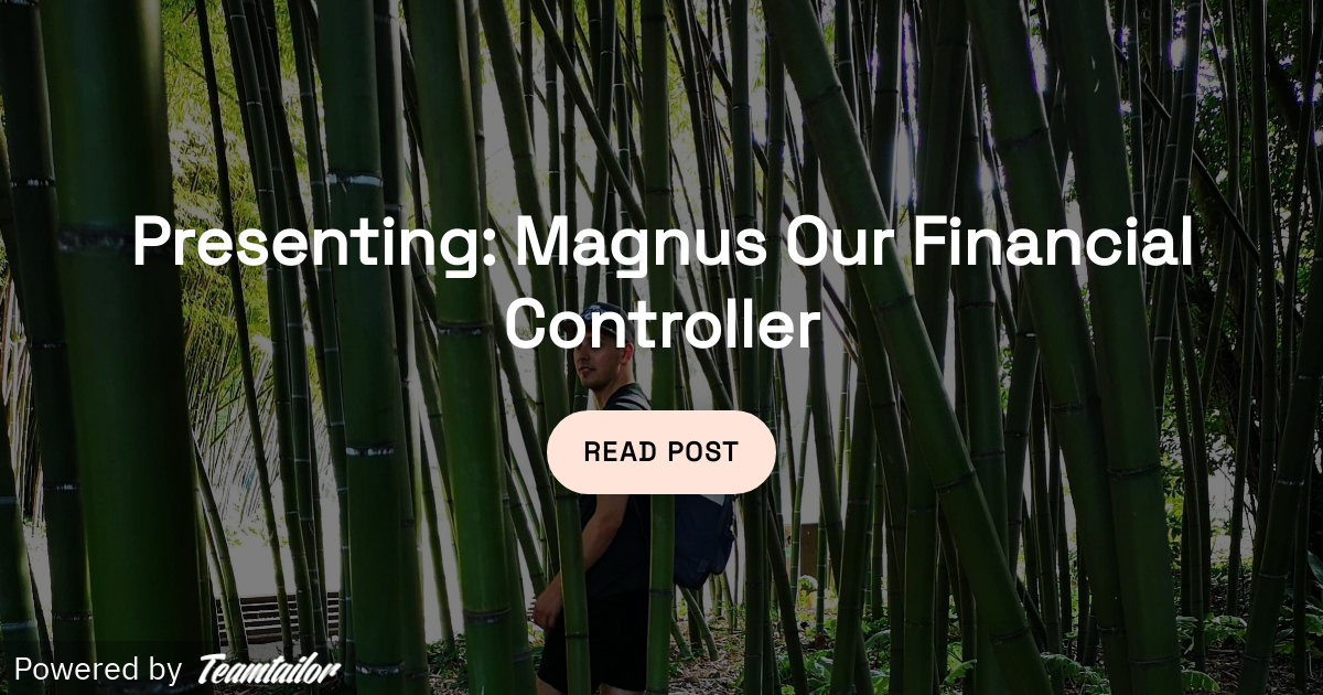 Presenting: Magnus, our Financial Controller - Posts - SeenThis