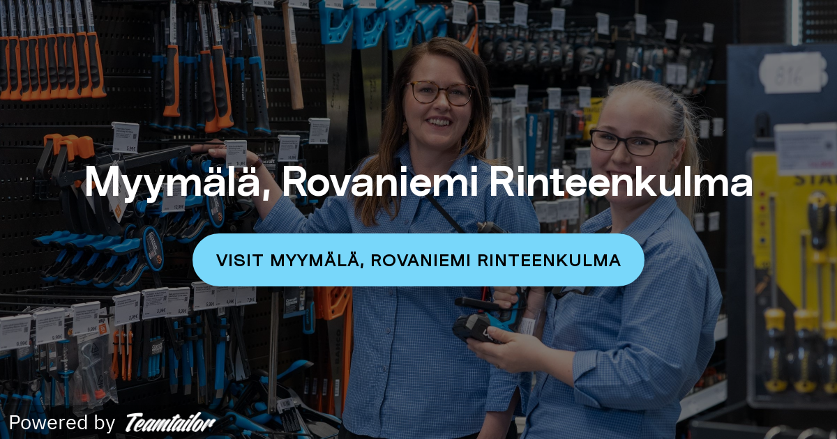 Myymälä, Rovaniemi Rinteenkulma - Clas Ohlson Suomi