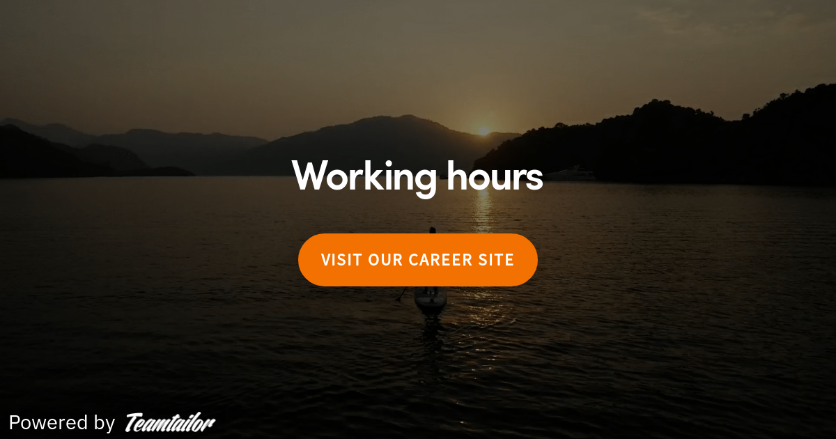 Working hours - Nordic Leisure Travel Group