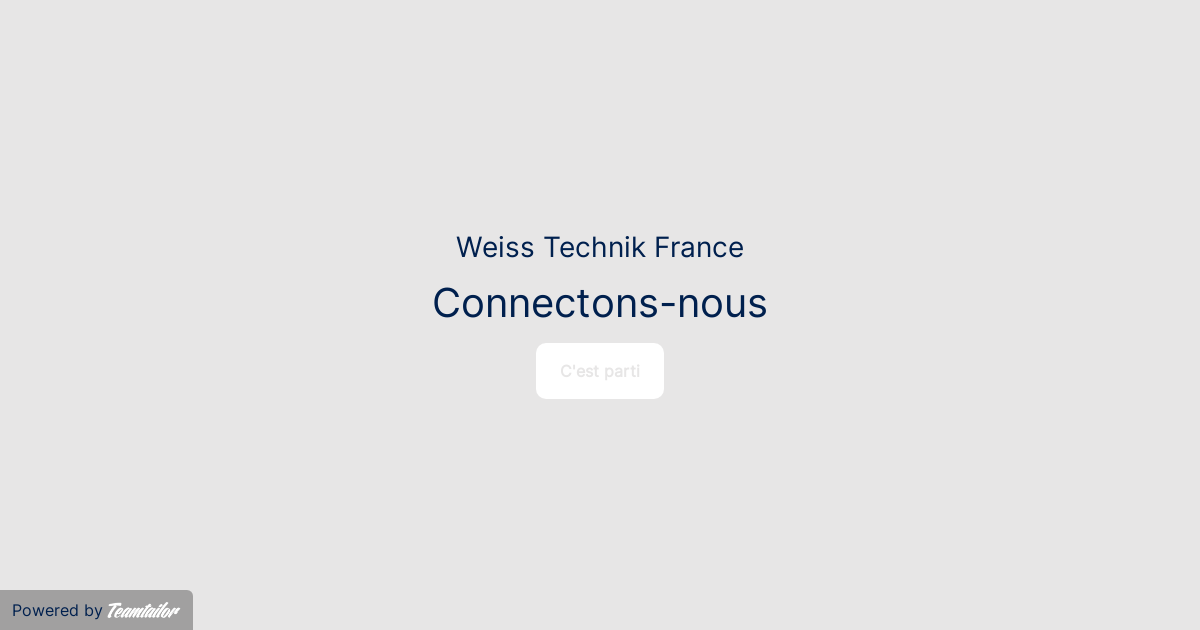 Weiss Technik France – Connect