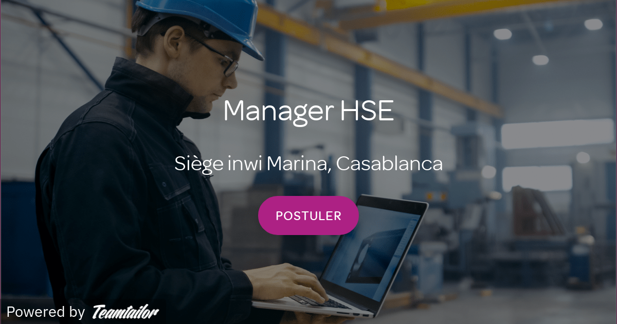 Manager HSE - inwi