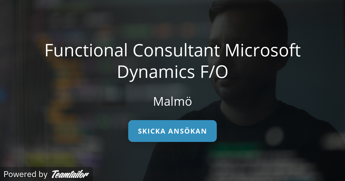 Functional Consultant Microsoft Dynamics F/O - Danda
